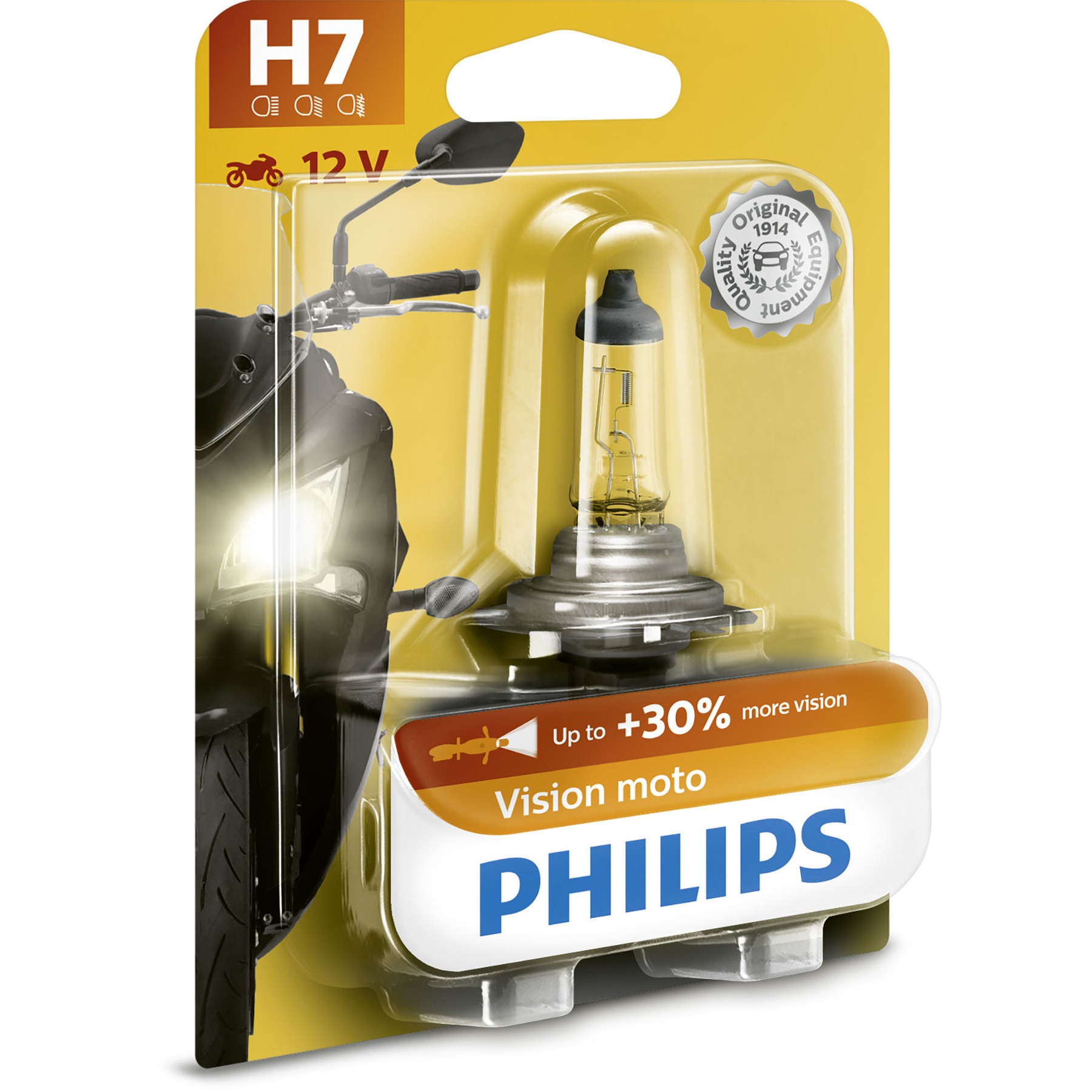 Philips Vision Moto H7 +30% 55W Halogen-Lampe kaufen | Louis Motorrad ...