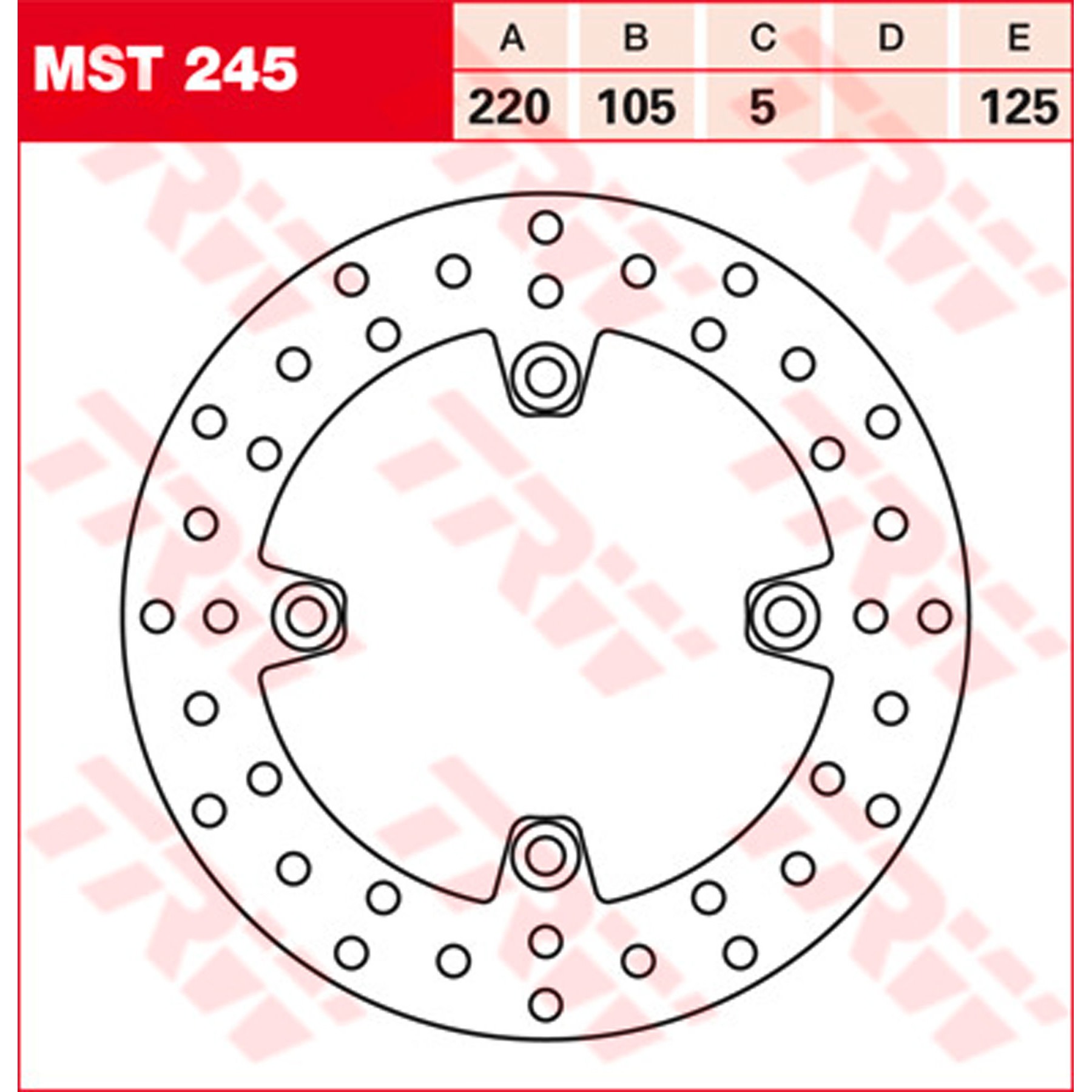 Buy TRW Brake Discs, Rear Type Approved, Fixed | Louis motorcycle ...