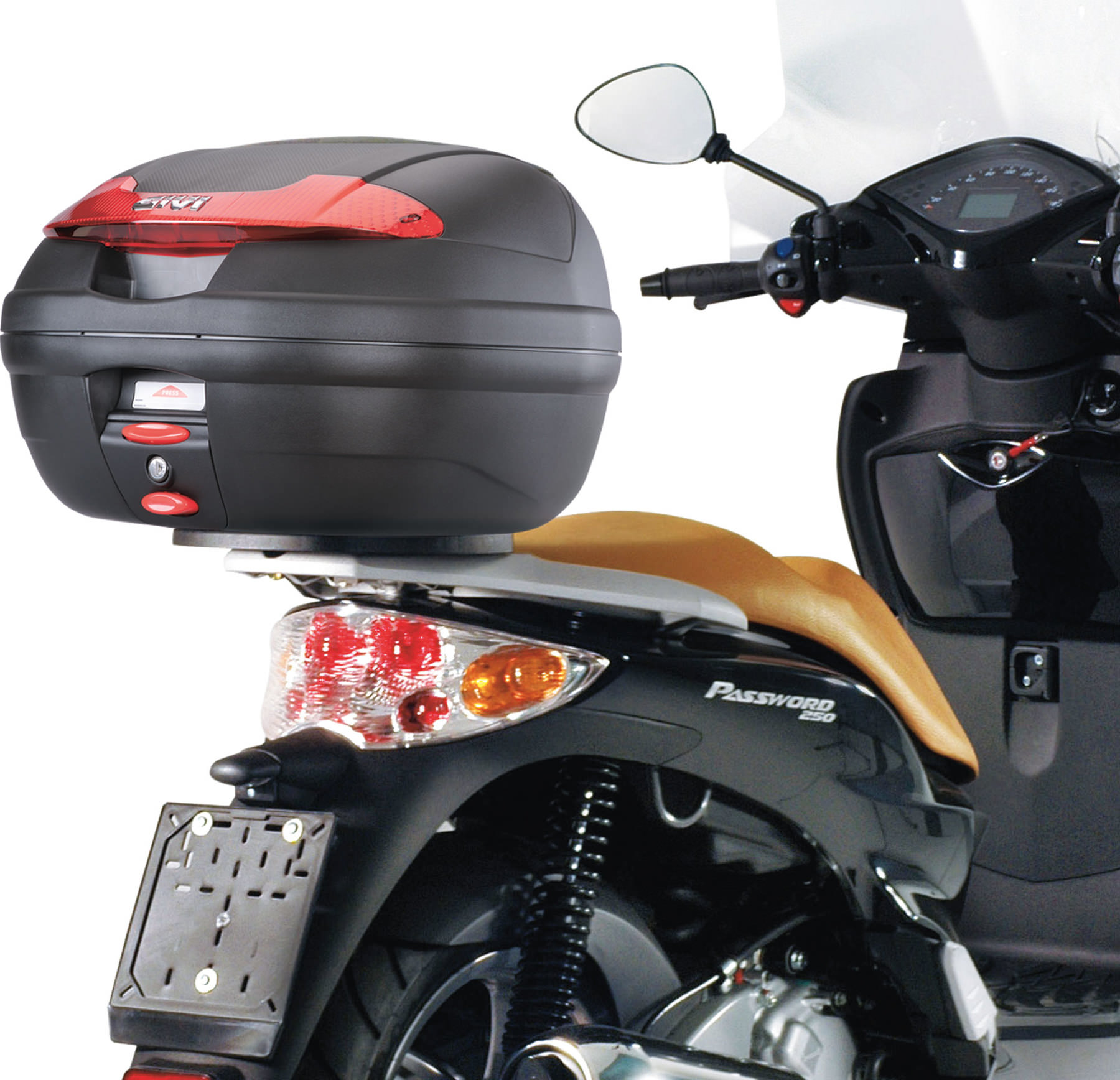 Buy Givi top box E340 Vision Monolock 34L - incl. adaptor plate | Louis ... Buy Givi top box E340 Vision Monolock 34L - incl. adaptor plate | Louis ...